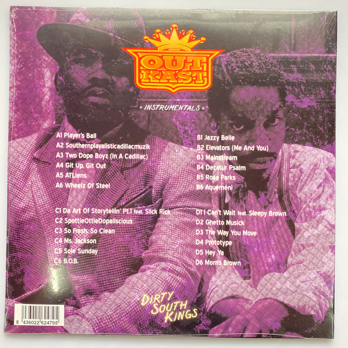 Outkast - Dirty South Kings Instrumentals - Double Vinyl Record Album – Actual Fact Clothing