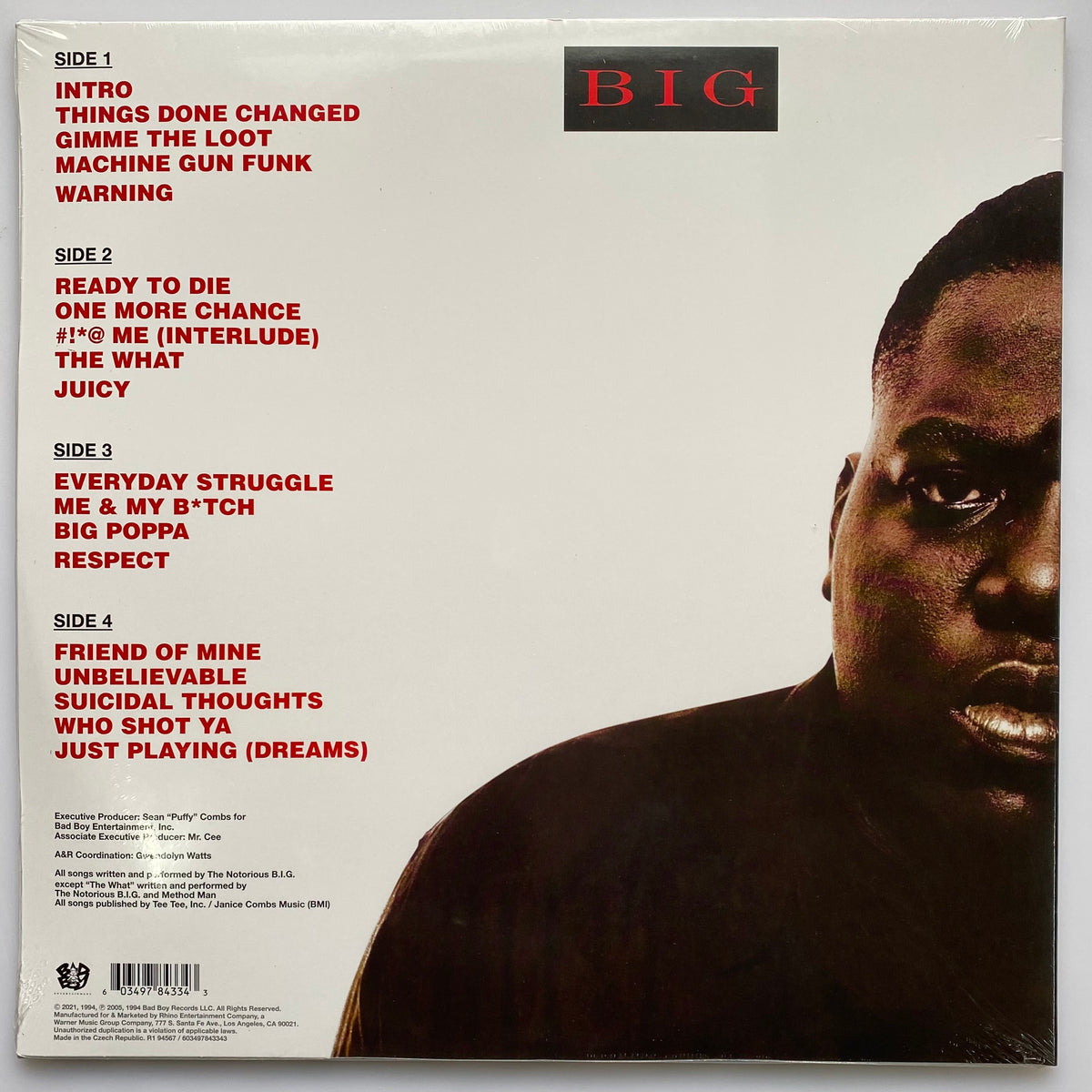 The Notorious BIG - Ready To Die - 2 x Vinyl Records Album – Actual ...