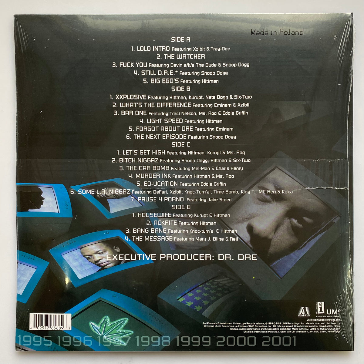 Dr Dre - Chronic 2001 - Double Vinyl Record Album – Actual Fact Clothing