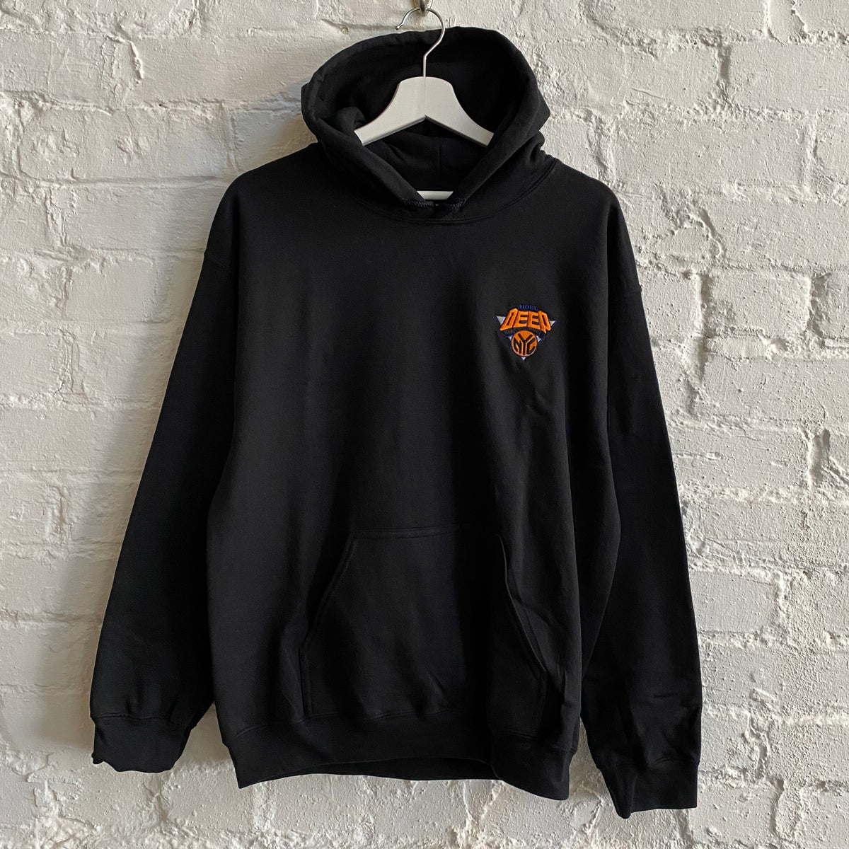 Mobb Deep NYC Embroidered Hoodie In Black – Actual Fact Clothing